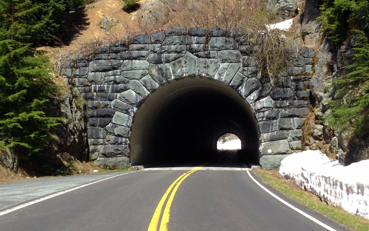 Mt. Rainier National Park Stevens Canyon Entrance - White Pass Scenic Byway